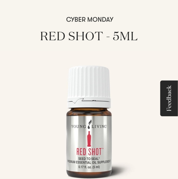 Young Living | Other | Red Shot Young Living 5 Ml Oils New Bottle ...